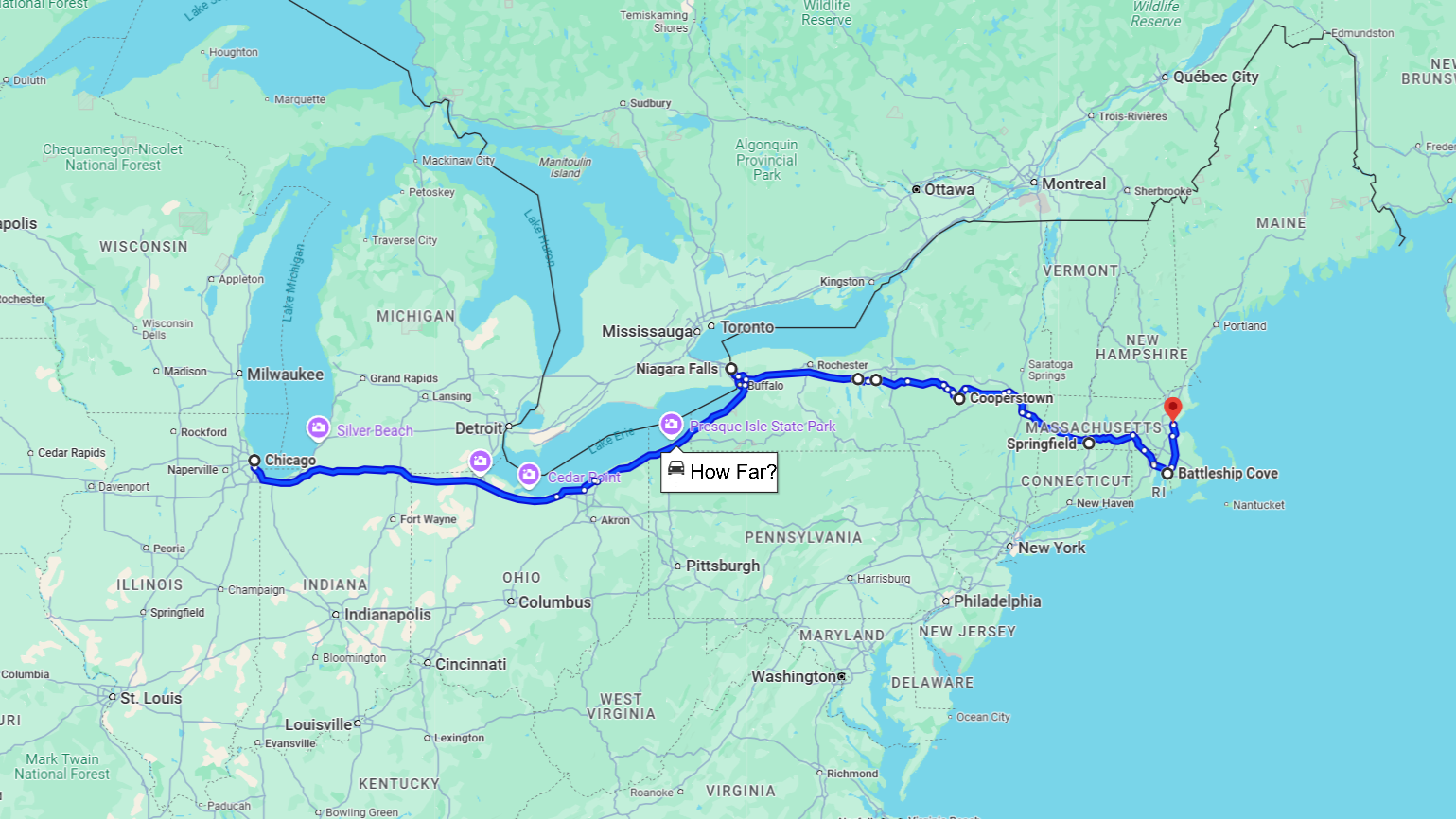 How Far Is it from Chicago to Boston? - Cerberus Nuclear